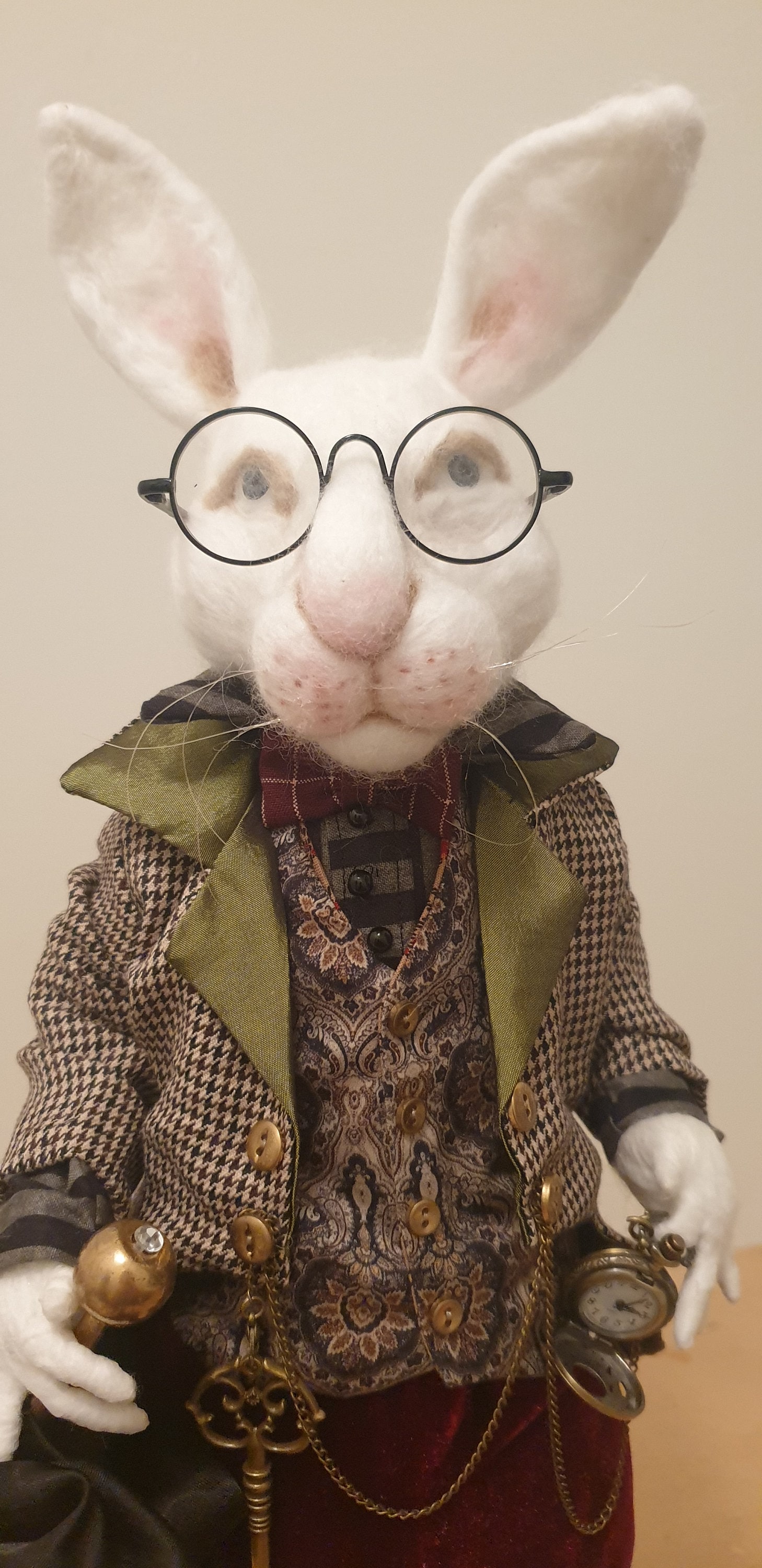 Alice in Wonderland White Rabbit Cloth Doll, 45cm - Etsy