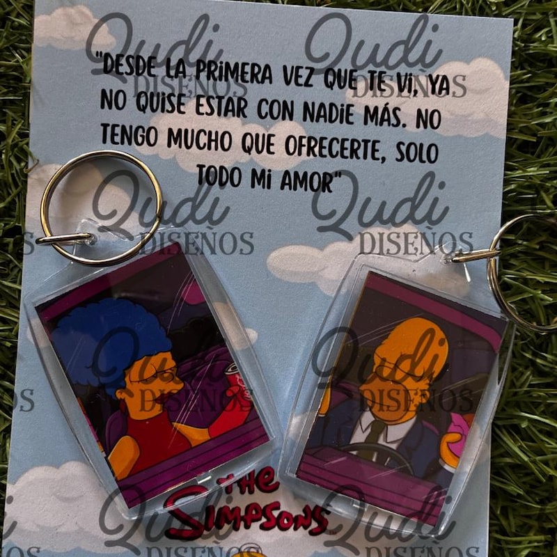 Valentine Cards Keychain - Etsy