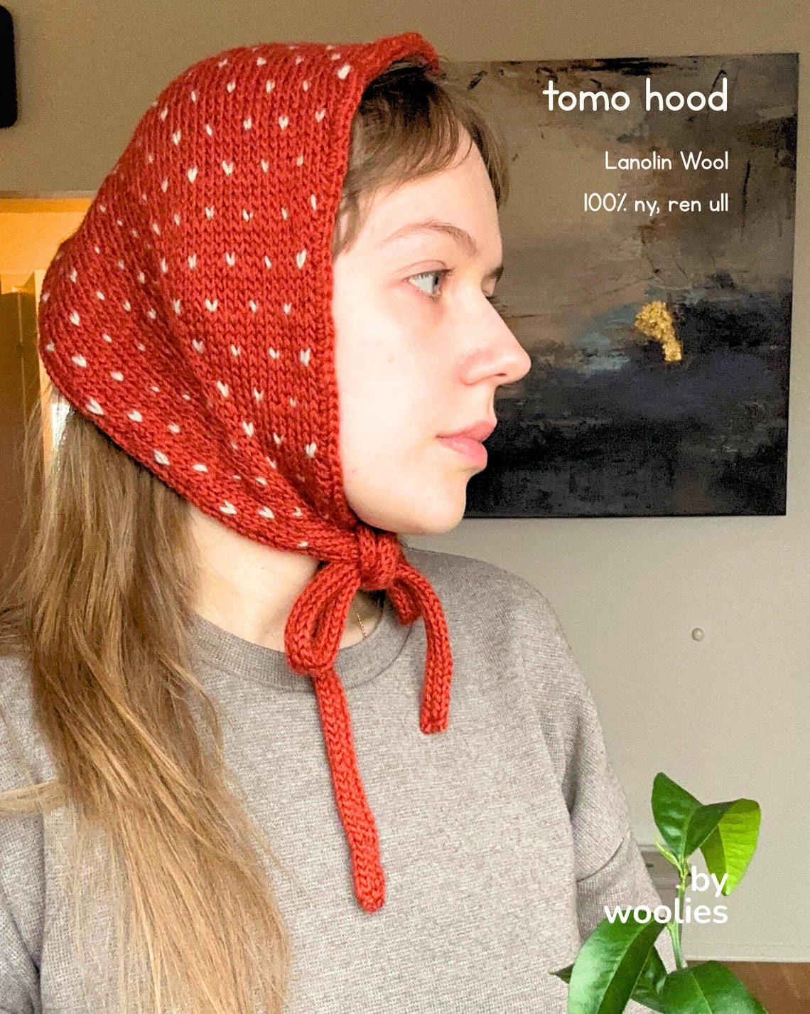 Tomo Hood Pattern - English Knitting Pattern - Etsy