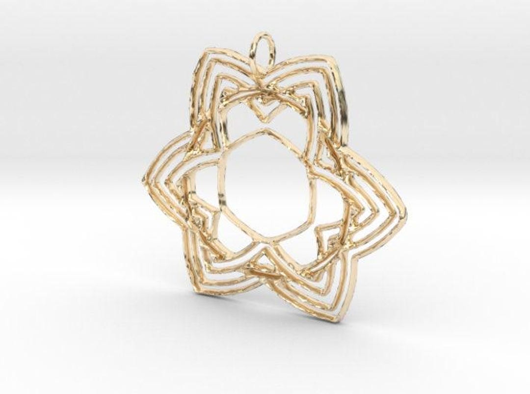 14K Gold Occult Necklace, Pentacle Charms,pentagram Pendant ,evil Eye ...