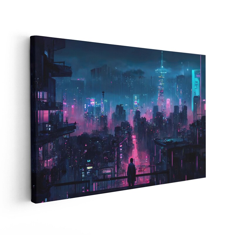 Cyberpunk Wall Art - Etsy