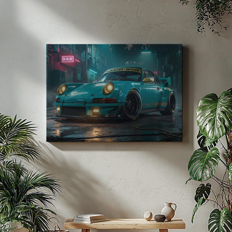 Canvas Art Porsche 911 Wall Art Porsche 911 Wall Print Gift for Porsche ...