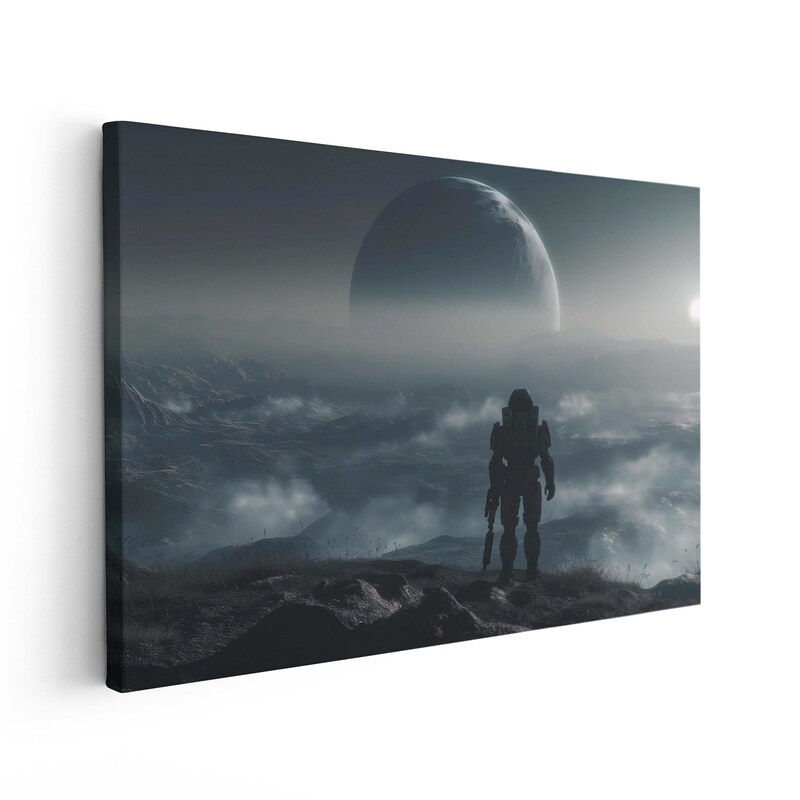 Halo Art Canvas - Etsy