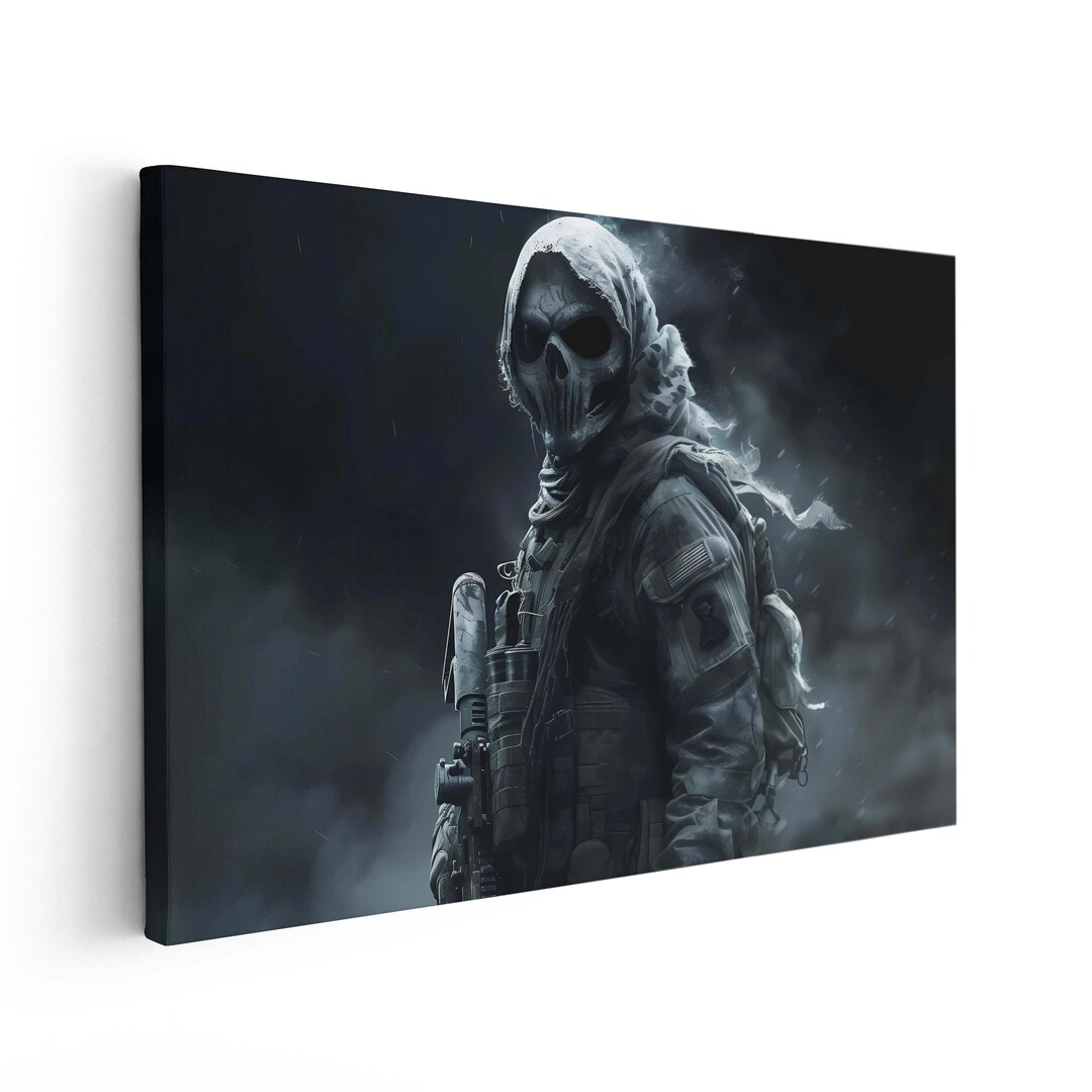 Canvas Art Call of Duty Wall Art Call of Duty Wall Print Gift for Call ...