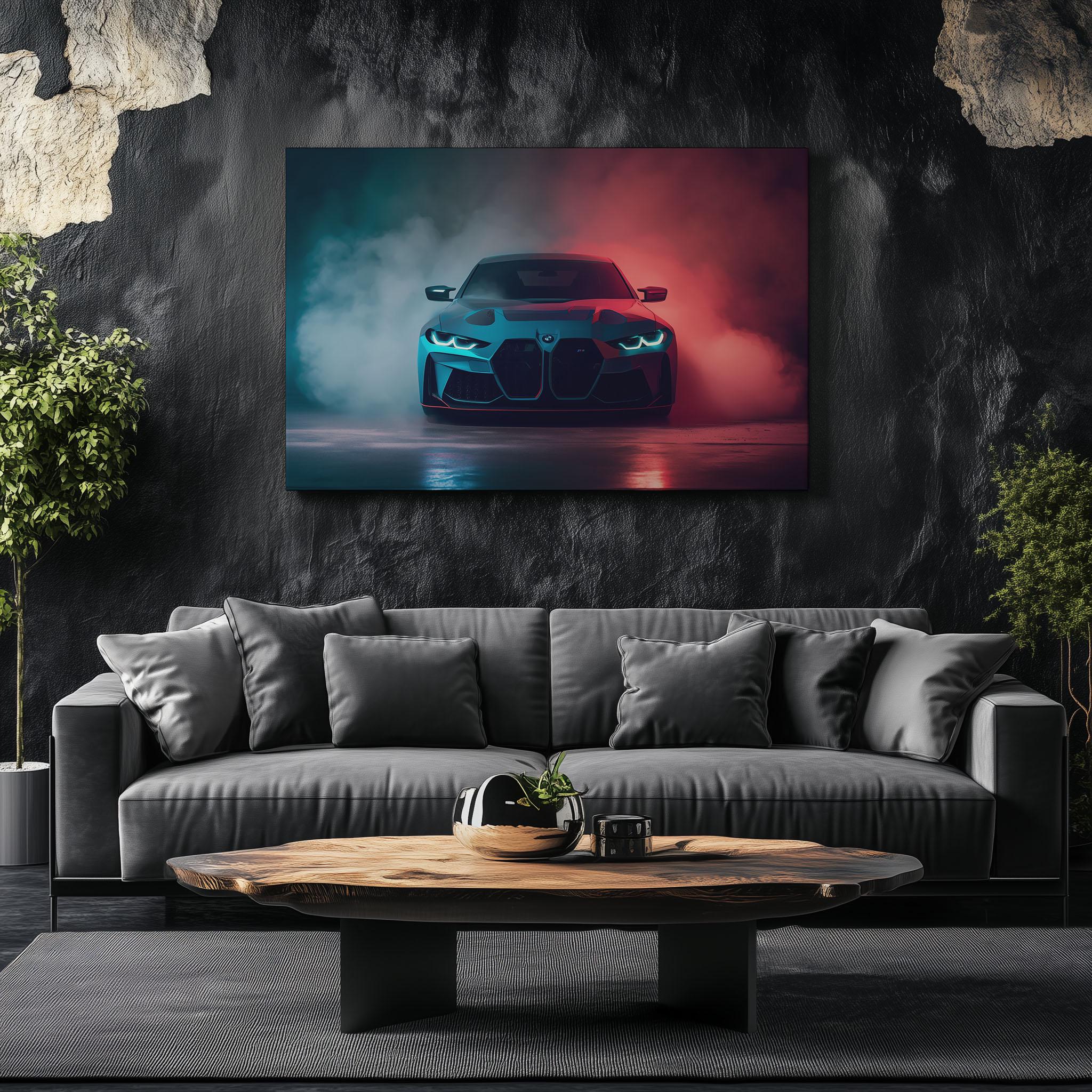 Canvas Art BMW M4 Wall Art BMW M4 Wall Print Gift for Car Guy Wall ...