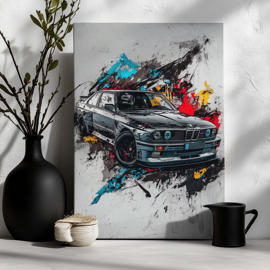 Canvas Art BMW M3 Wall Art BMW M3 Wall Print Gift for Car Guy Wall ...