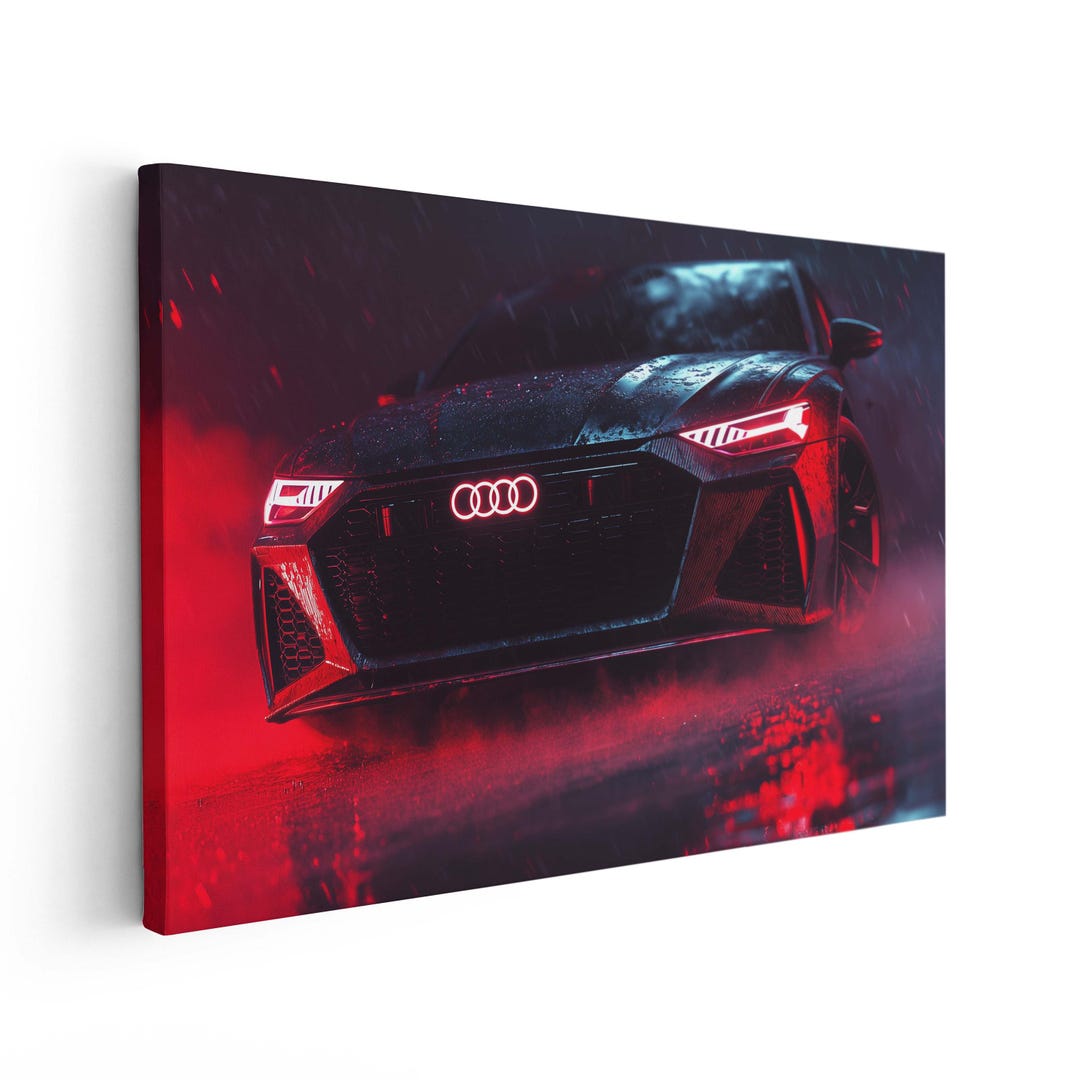 Canvas Art Audi RS6 Wall Art Audi RS6 Wall Print Gift for Car Guy Wall ...