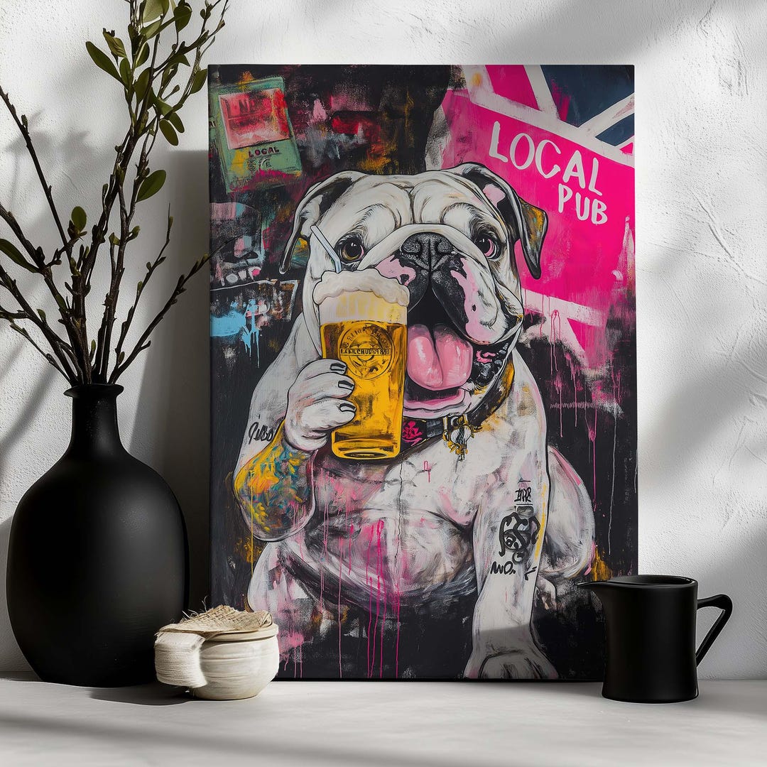 Canvas Art Pop Art Wall Art Pop Art Wall Print Gift for Pop Art Fan ...