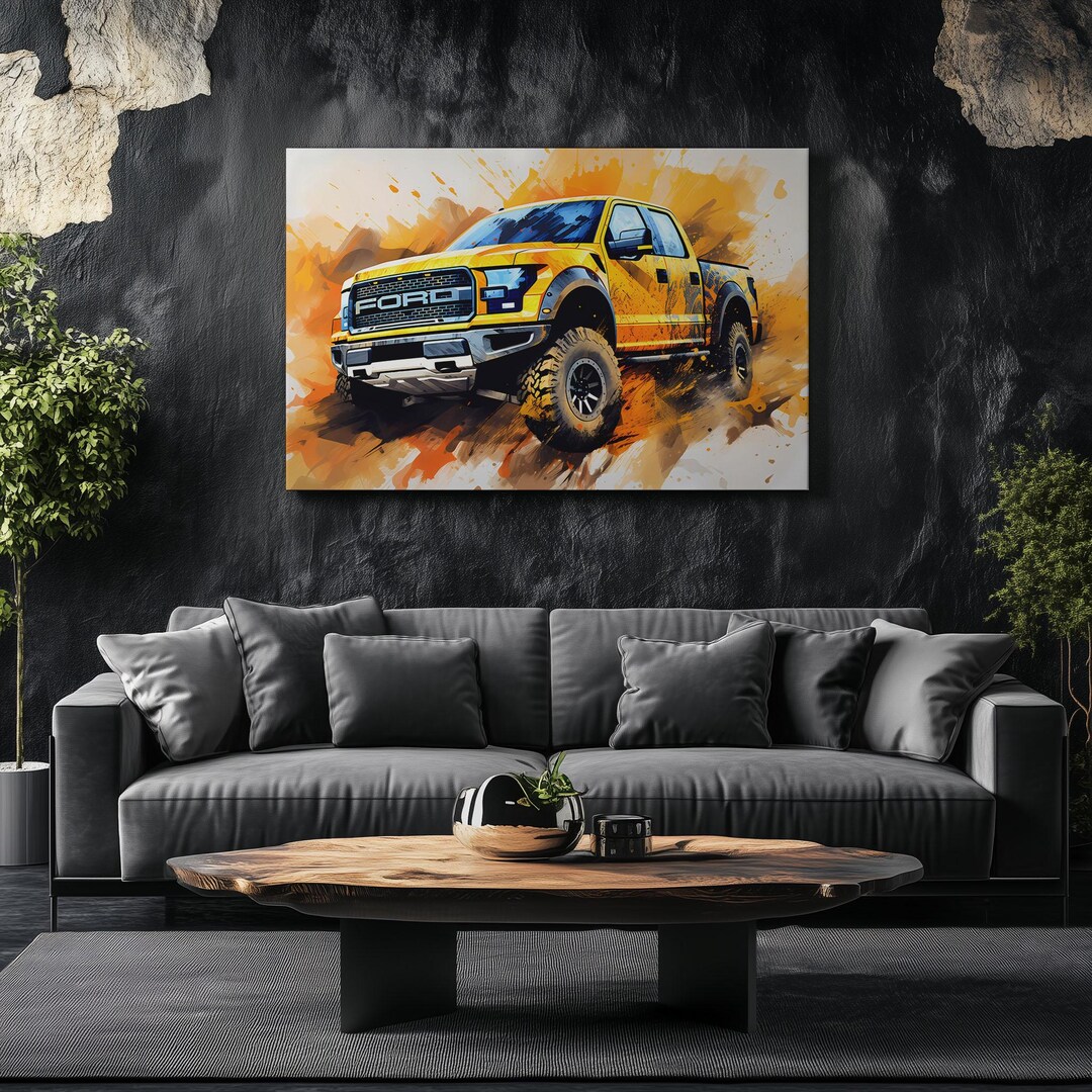 Canvas Art Ford Ranger Raptor Wall Art Ford Raptor Wall Print Gift for ...