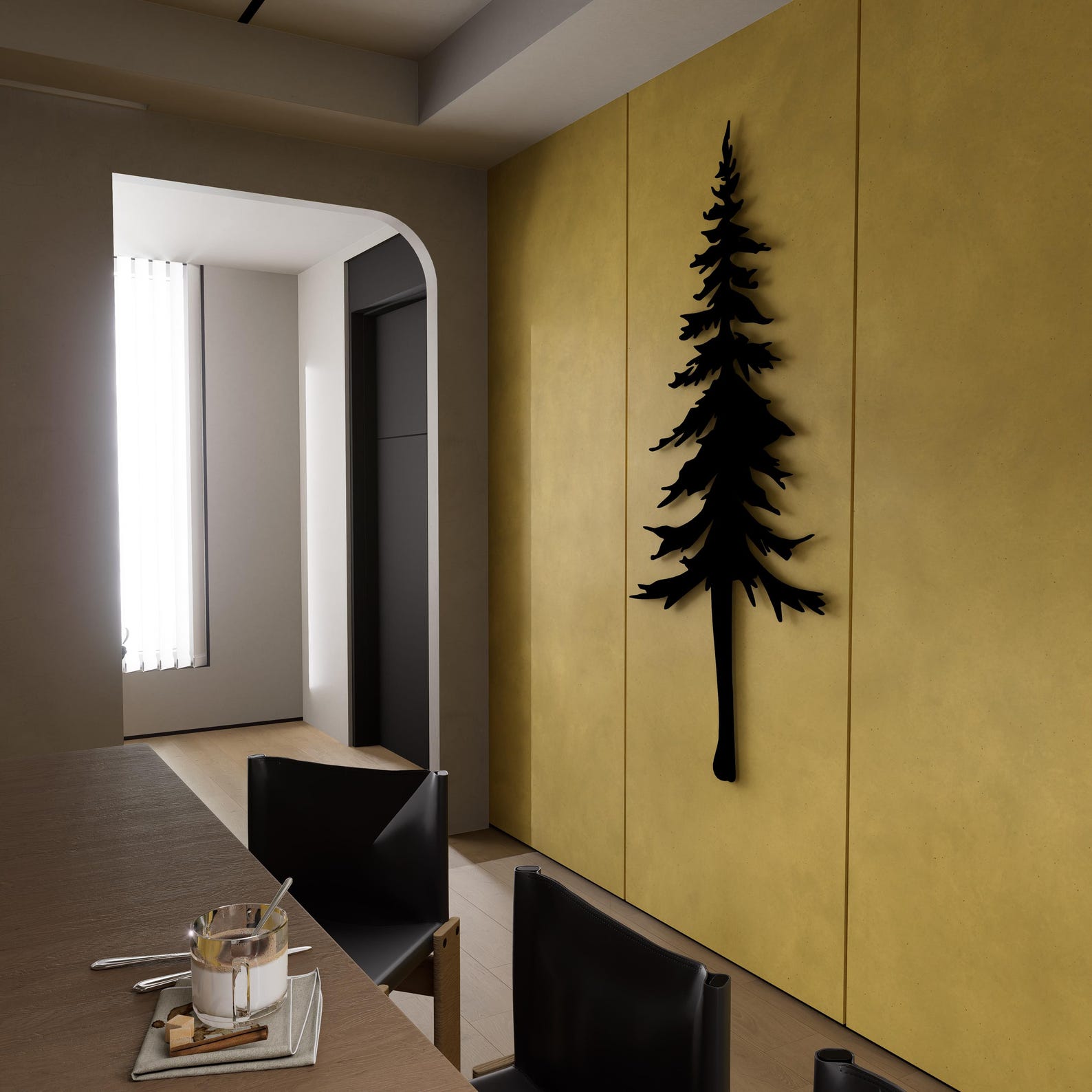 Large Metal Pine Tree Wall Decor, Farmhouse Style - Etsy