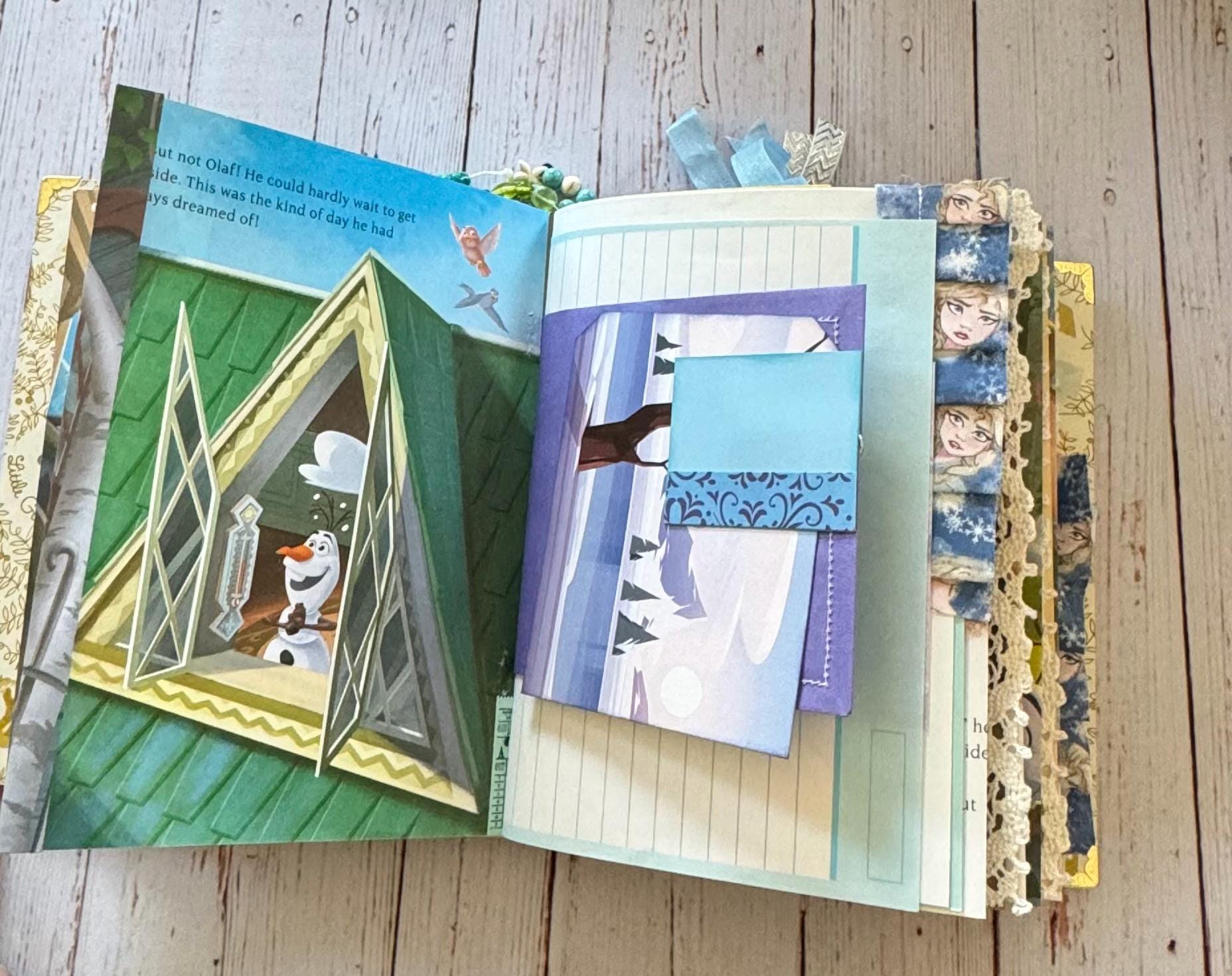 Disney Frozen Olafs Perfect Day Little Golden Book Junk Journal - Etsy