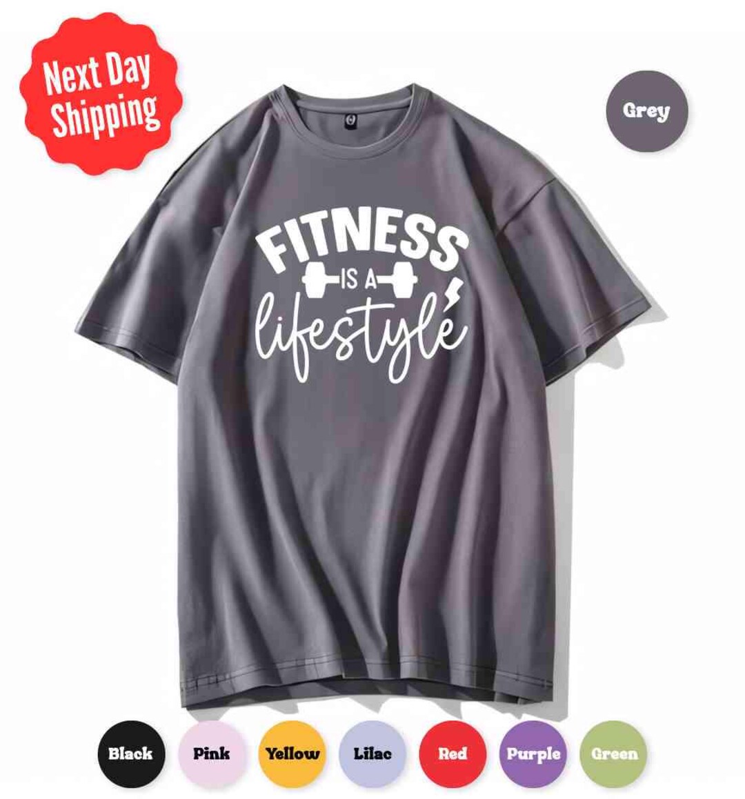 Fitness is A Lifestyle Shirt, Fitness Lover Shirt, Bodybuilder Shirts ...
