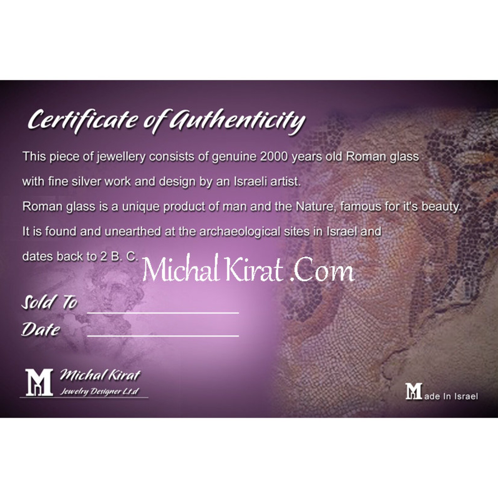 Roman Glass Magdala Sea of Galilee Cross Pendant Unique 925 - Etsy