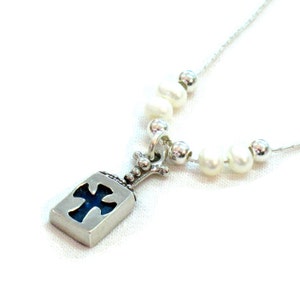 Roman Glass Medieval Cross, Small Silver Cross, Roman Glass Cross ...