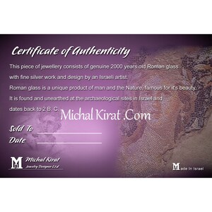 Ancient Roman Glass Pomegranate Pendant Silver Roman Glass Small ...