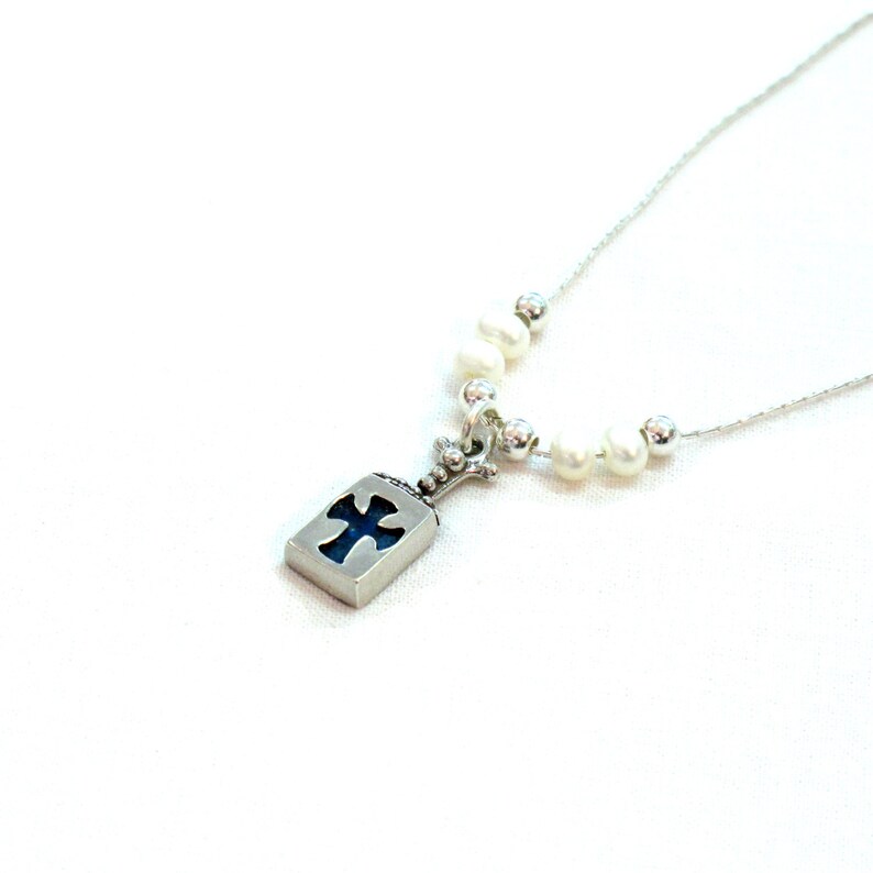 Roman Glass Medieval Cross, Small Silver Cross, Roman Glass Cross ...