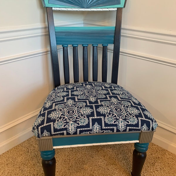Hand Painted Chair - Etsy