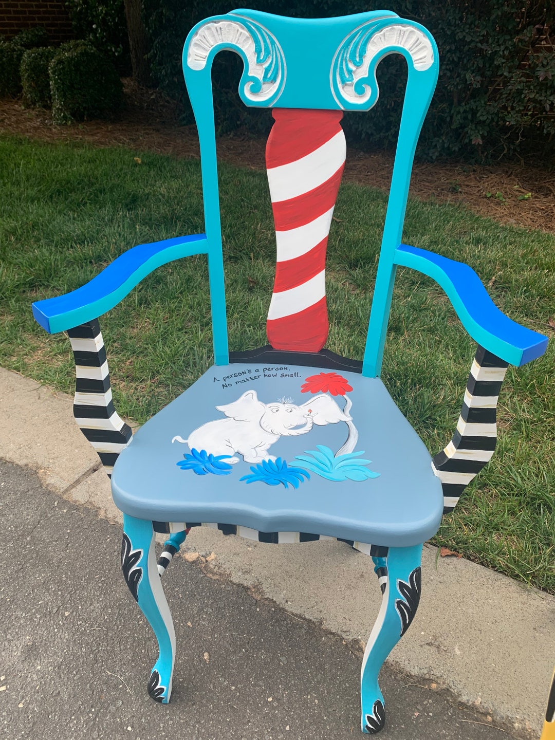 Handpainted (SOLD) Chairs, Dr Seuss Inspired, Custom Painted to ...