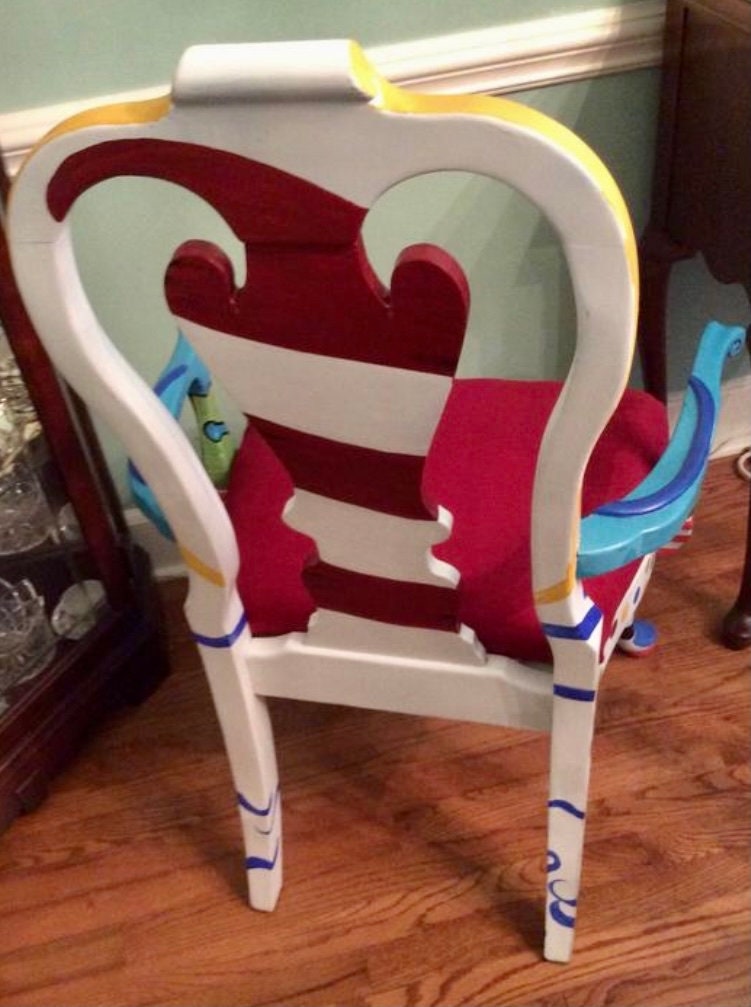 Seuss Inspired Chair, “customize Me” Chair, Whimsical to Match Your ...