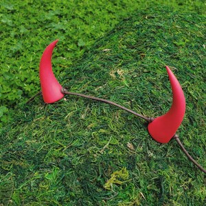Raspberry Pink Devil Horns Costume Accessory - Etsy
