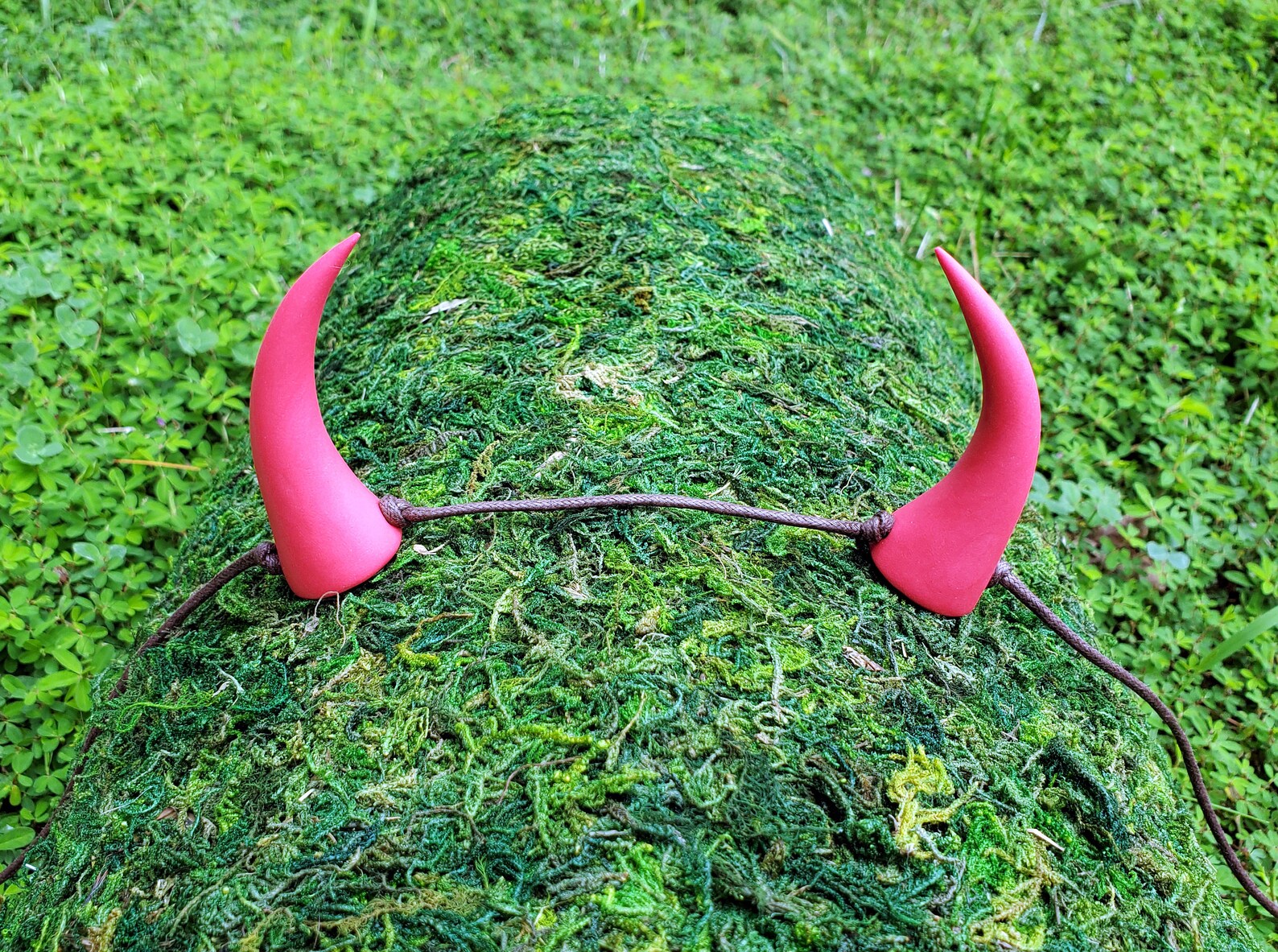 Raspberry Pink Devil Horns Costume Accessory - Etsy