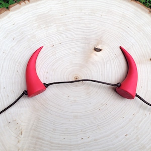 Raspberry Pink Devil Horns Costume Accessory - Etsy