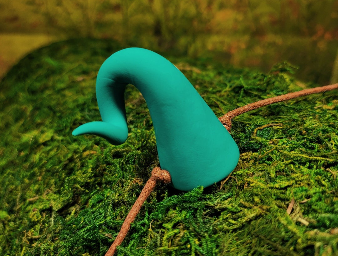 Matte Teal Twisted Devil Horns Costume Accessory - Etsy