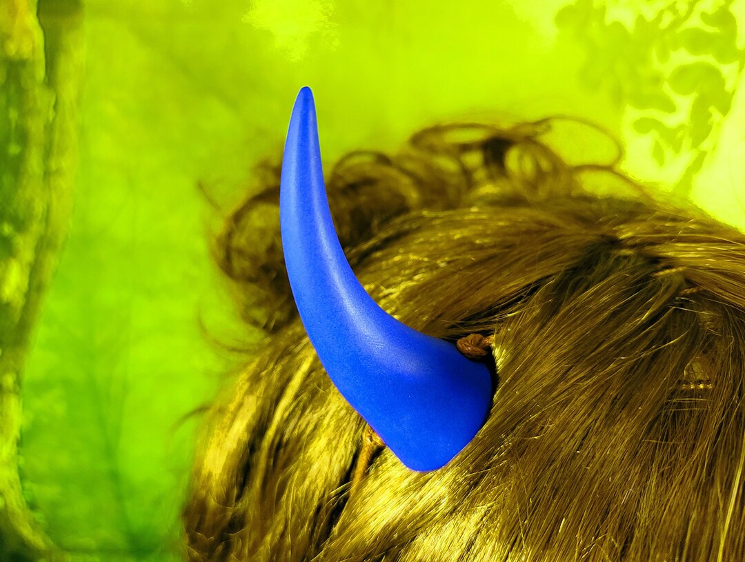 Blue Devil Horns Costume Accessory - Etsy