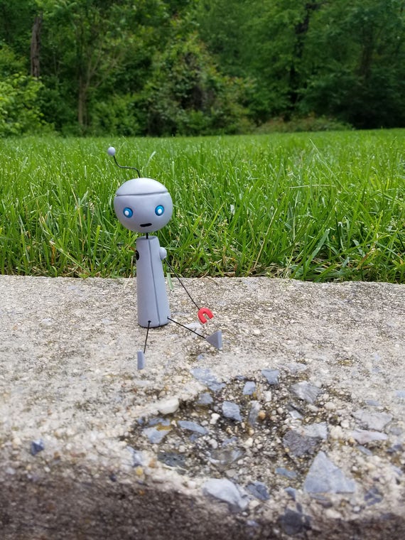 Minsky the Android Robot Figure - Etsy