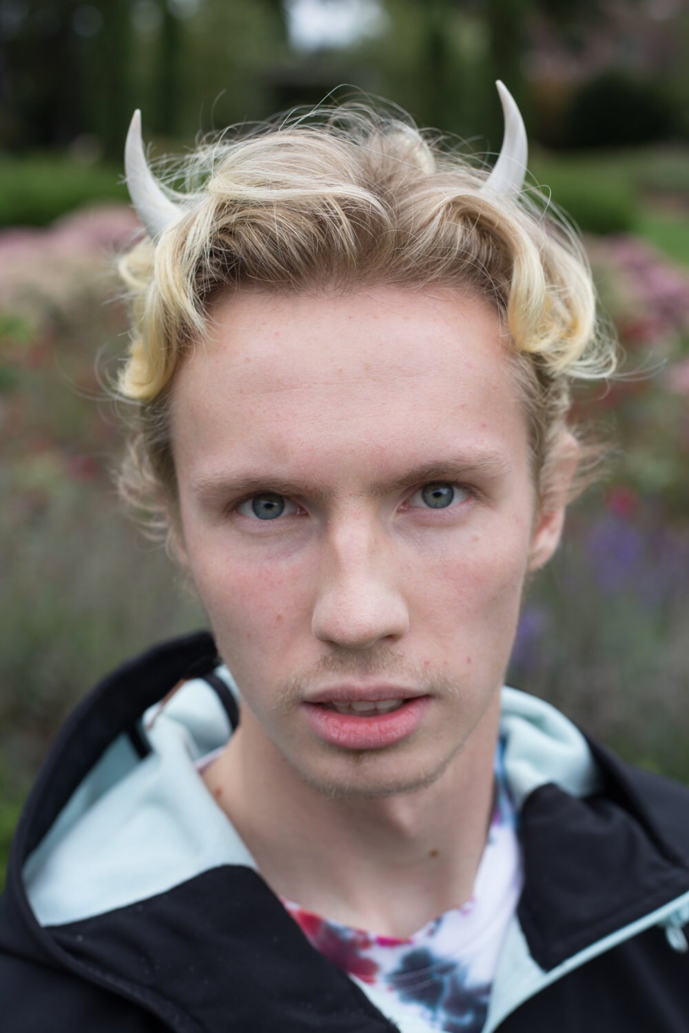 Shimmering Ivory Devil Horns Costume Accessory - Etsy