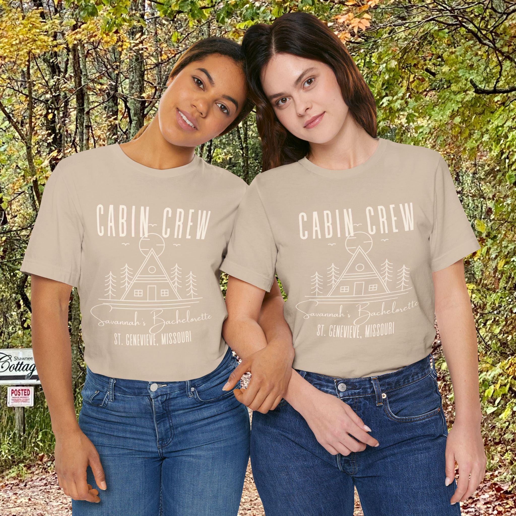 CABIN CREW T-shirt | Customizable Adventure Tee for Groups, Group ...