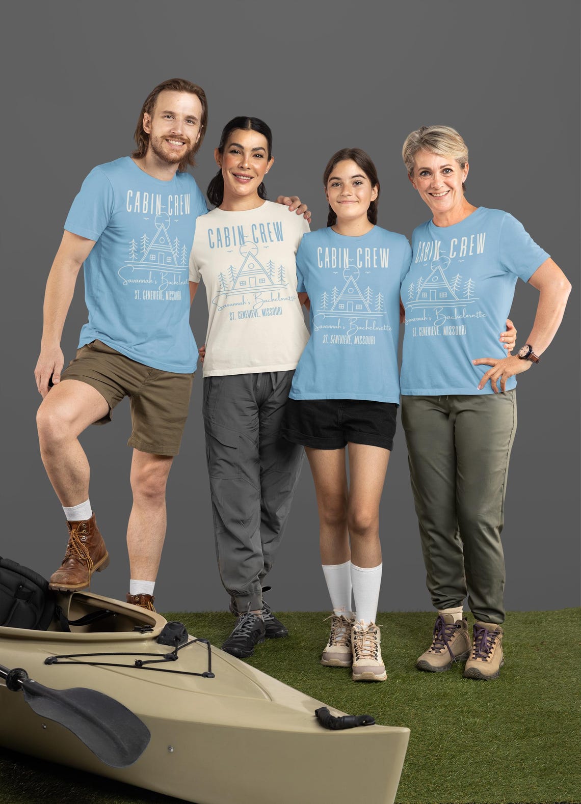 CABIN CREW T-shirt | Customizable Adventure Tee for Groups, Group ...