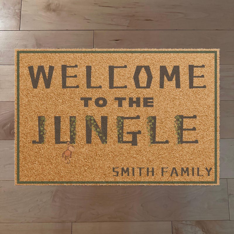 Jungle Doormat - Etsy