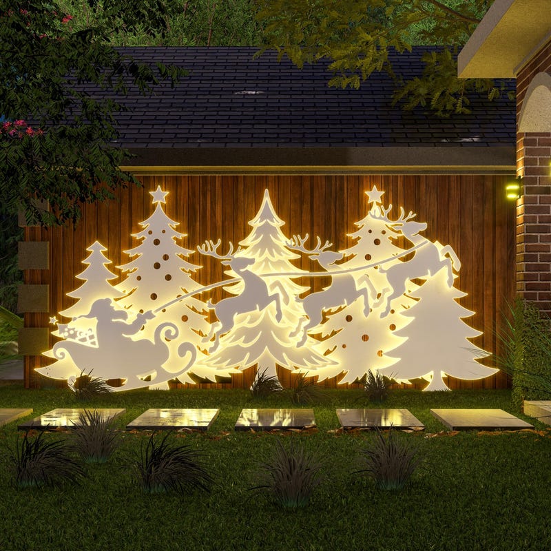 Holiday Yard Art - Etsy