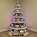 Christmas Village Tree Display DIY Plan; Digital CNC Cutting Files ...