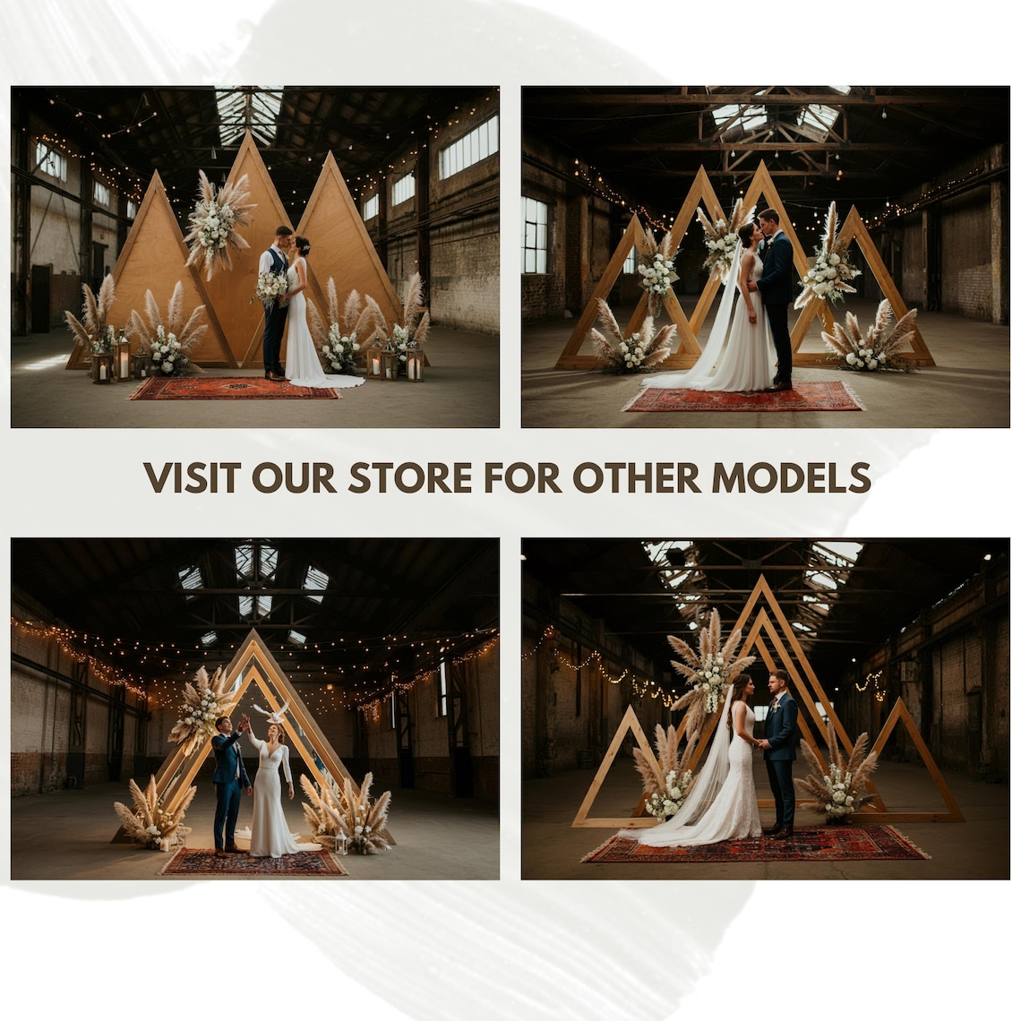 Triangle Wooden Wedding Arch Plans – DIY PDF Instructions With Step-by ...