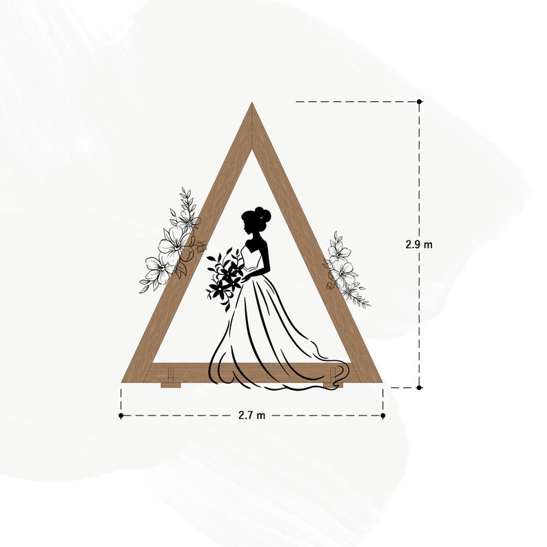 Stunning Triangle Wedding Arch DIY Plans – Perfect for Ceremonies ...
