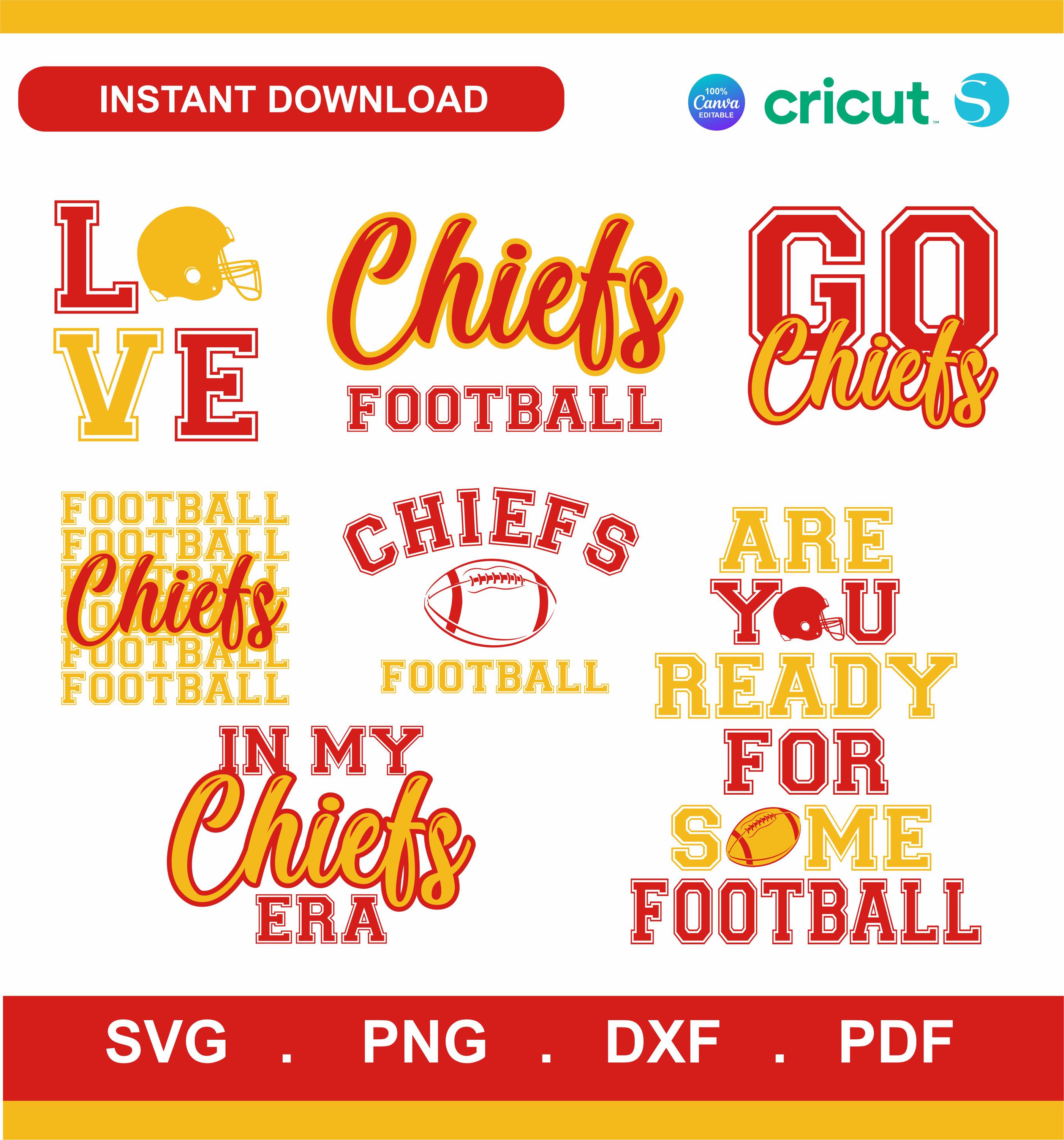 Chiefs Svg, Chiefs Svg Bundle, Chiefs Png Bundle Chiefs Shirt Svg ...