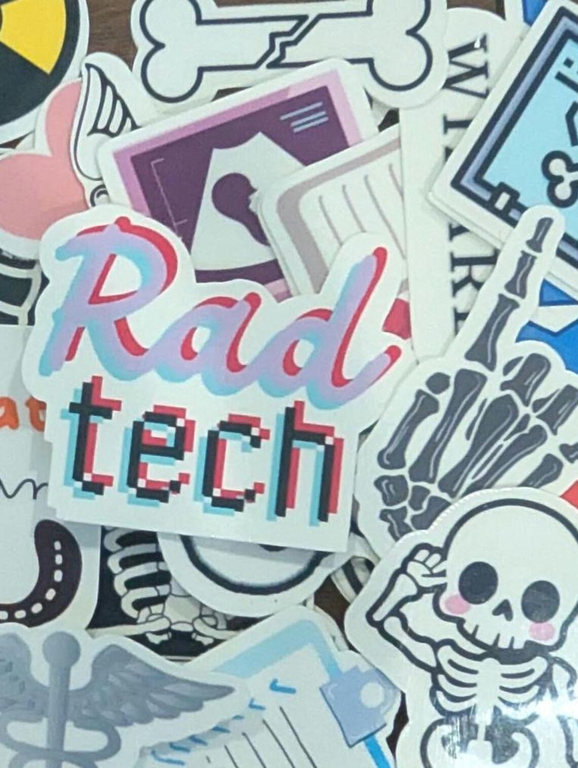 Radiology Technician Stickers, Vinyl Decals, Medical Imaging Stickers ...