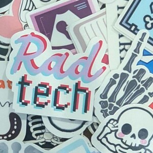 Radiology Technician Stickers, Vinyl Decals, Medical Imaging Stickers ...