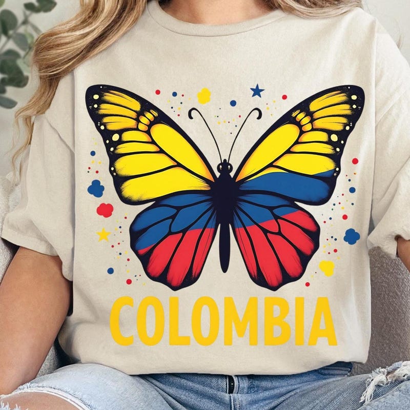 Butterfly Colombia - Etsy