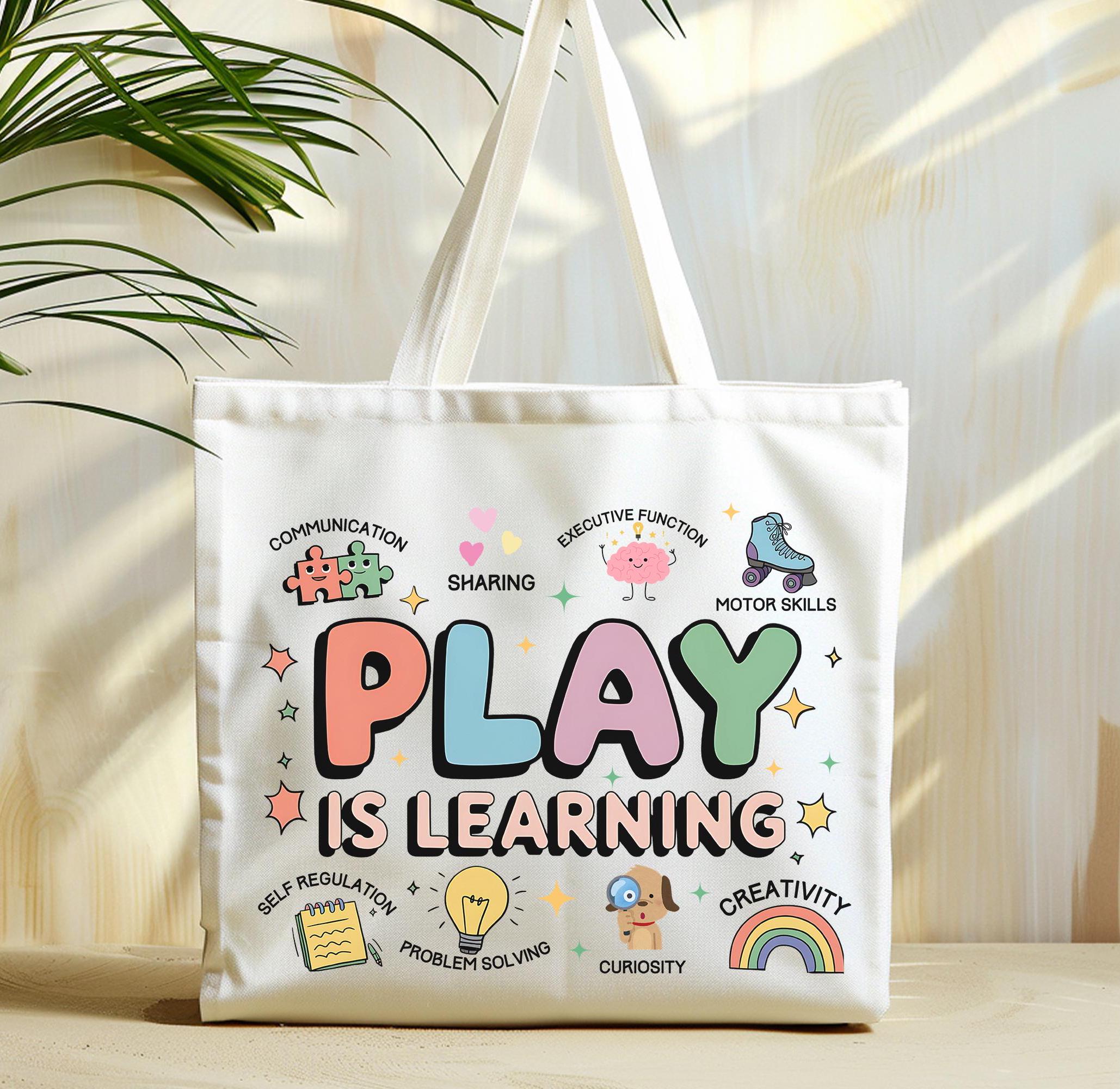 Play is Learning Png, Back to School Teacher Png, Gift for Teacher ...