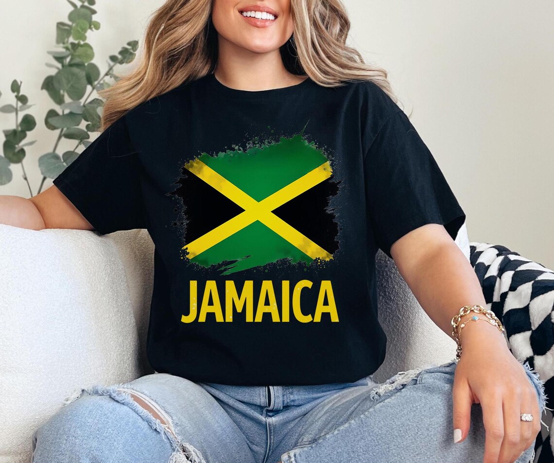 Jamaica Png, Jamaica Flag Shirt, Jamaican Flag Png, Summer Png, Palm ...