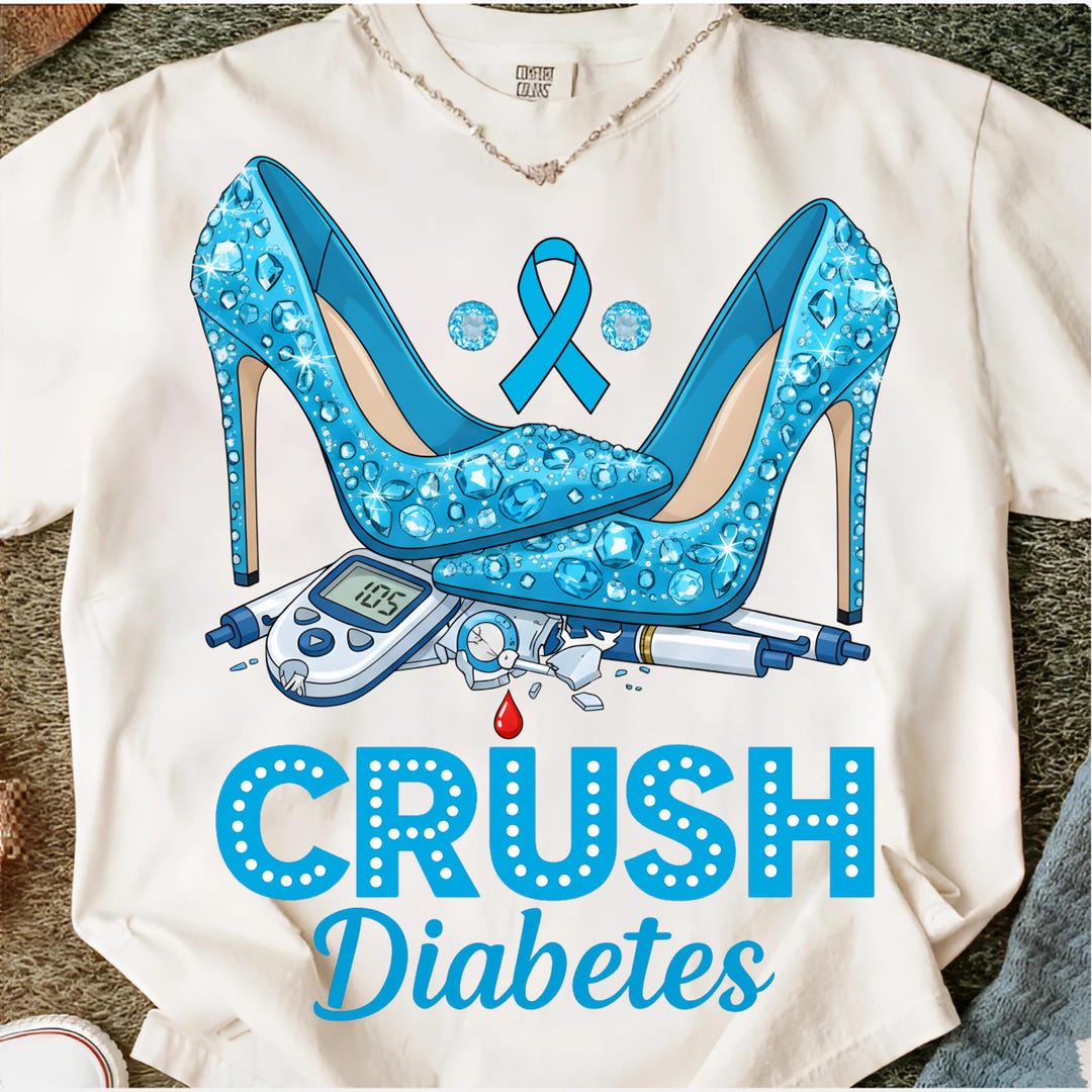 Crush Diabetes Png, Blue Ribbon Month Png,in November We Wear Blue for ...