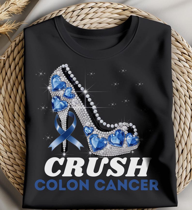 Crush Colon Cancer Png, Blue Ribbon Women Colonscopy Colorectal Colon ...