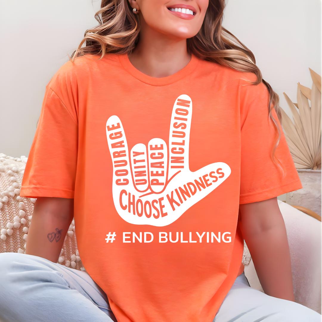 Unity Day Png,anti Bullying Love Hand Sign Language Png,choose Kindness ...