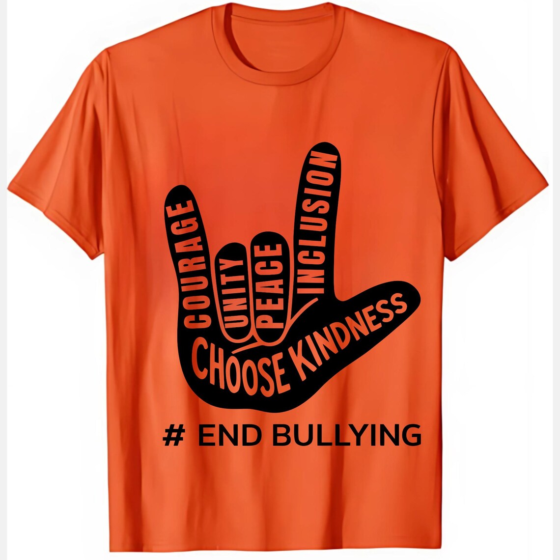Unity Day Png,anti Bullying Love Hand Sign Language Png,choose Kindness ...