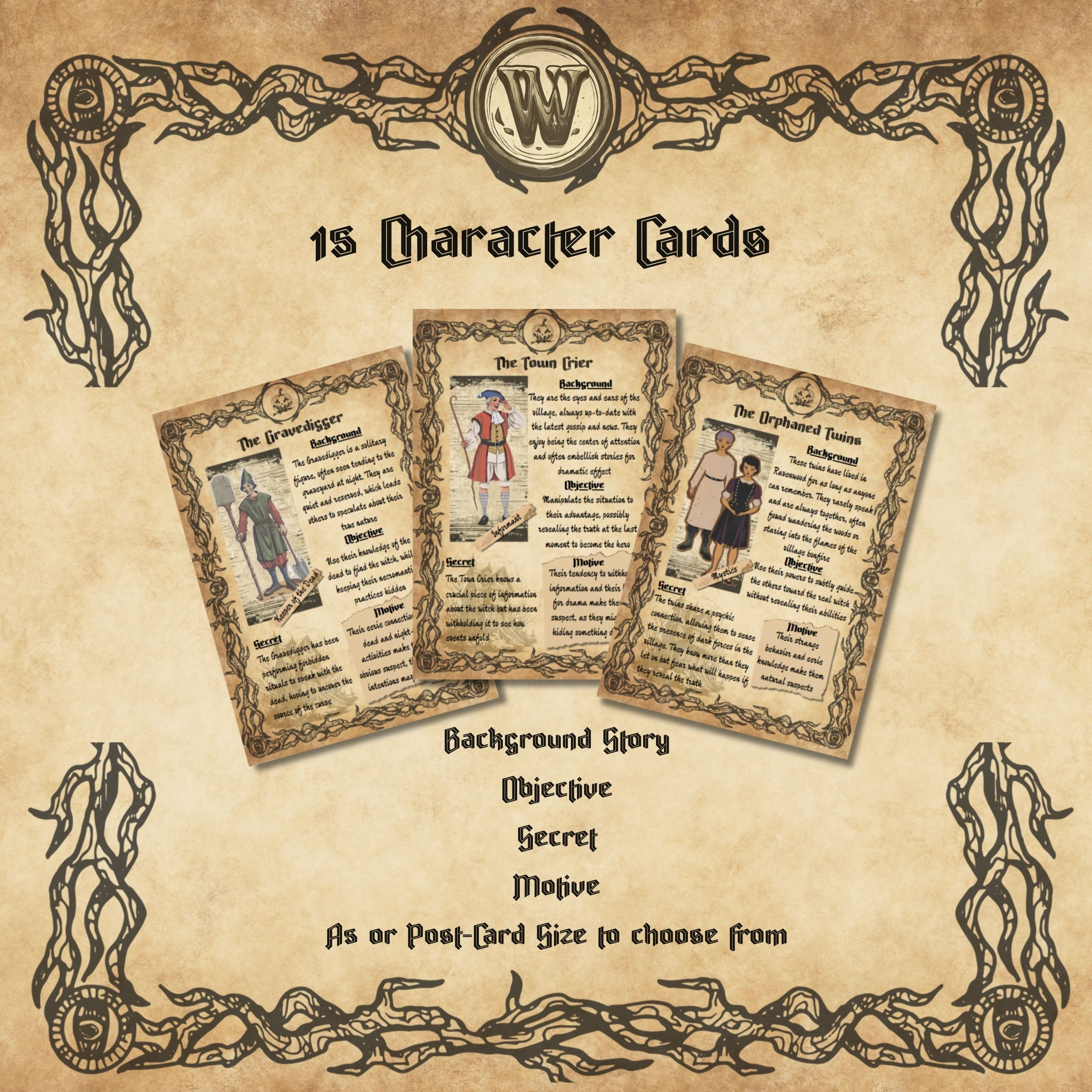 Save the Village: Witch Hunt Murder Mystery Party Game - Halloween ...