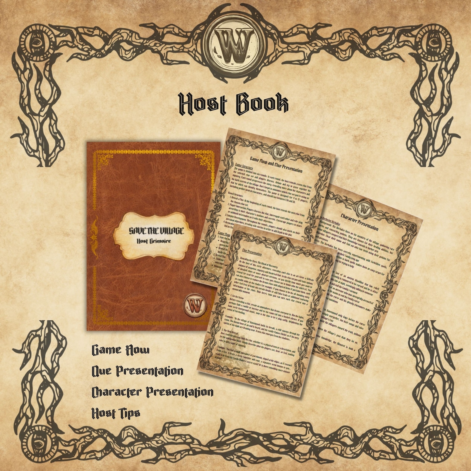 Save the Village: Witch Hunt Murder Mystery Party Game - Halloween ...