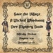Save the Village: Witch Hunt Murder Mystery Party Game - Halloween ...
